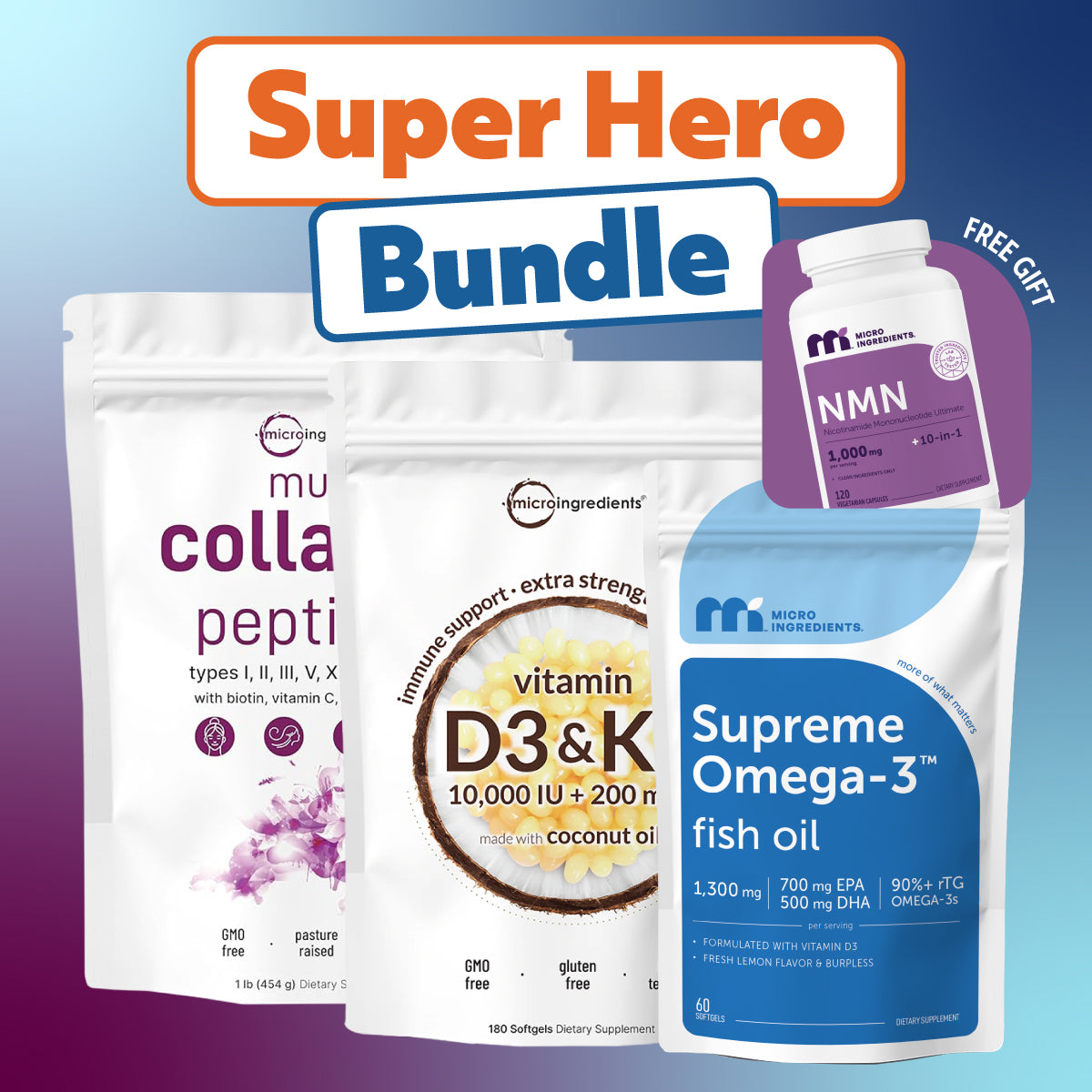 Micro Ingredients Super Hero Bundle