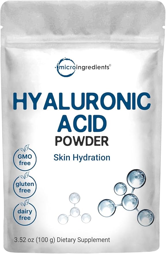 Premium Hyaluronic Acid Powder - Best Supplement for Skin Hydration ...