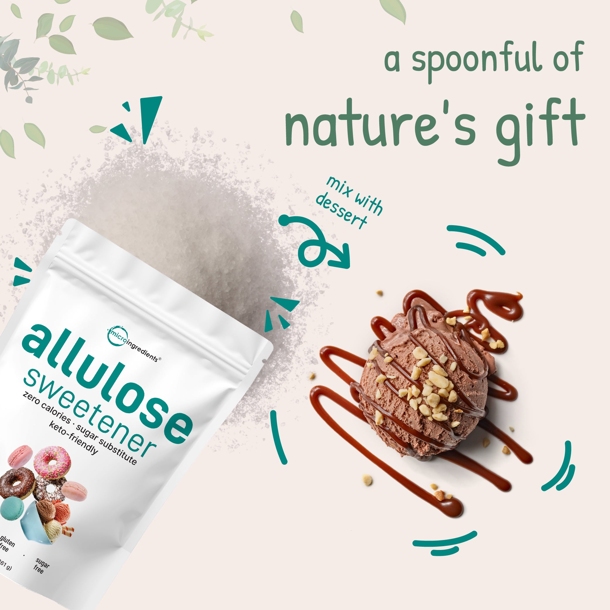 Allulose Sweetener Granules – Micro Ingredients