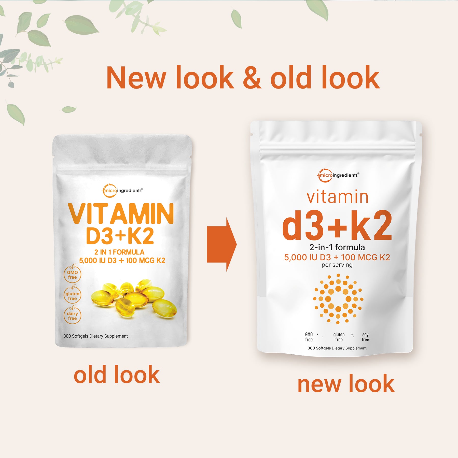 Vitamin D3 K2 Softgels: Best D3 + K2 Supplement – Micro Ingredients