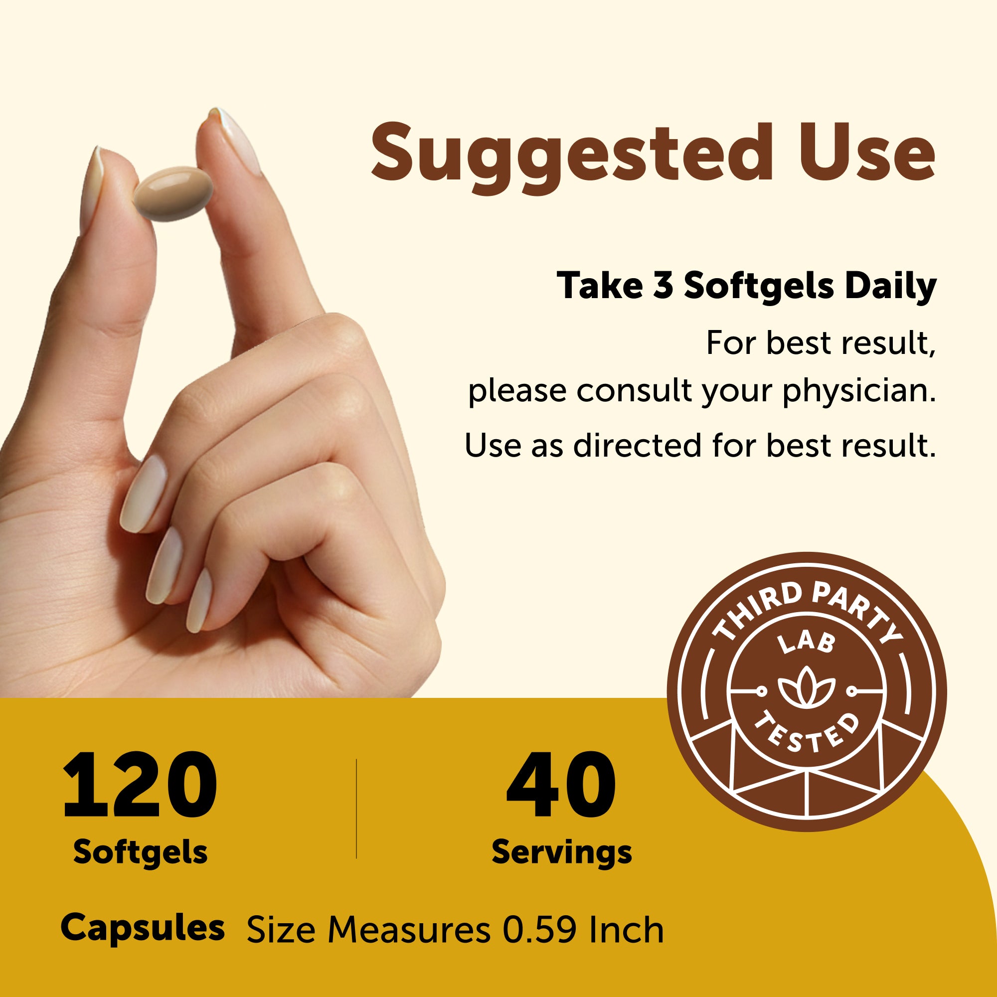 Micro Ingredients Nattokinase 4,000 FU Equivalent, Enteric Coated Soft