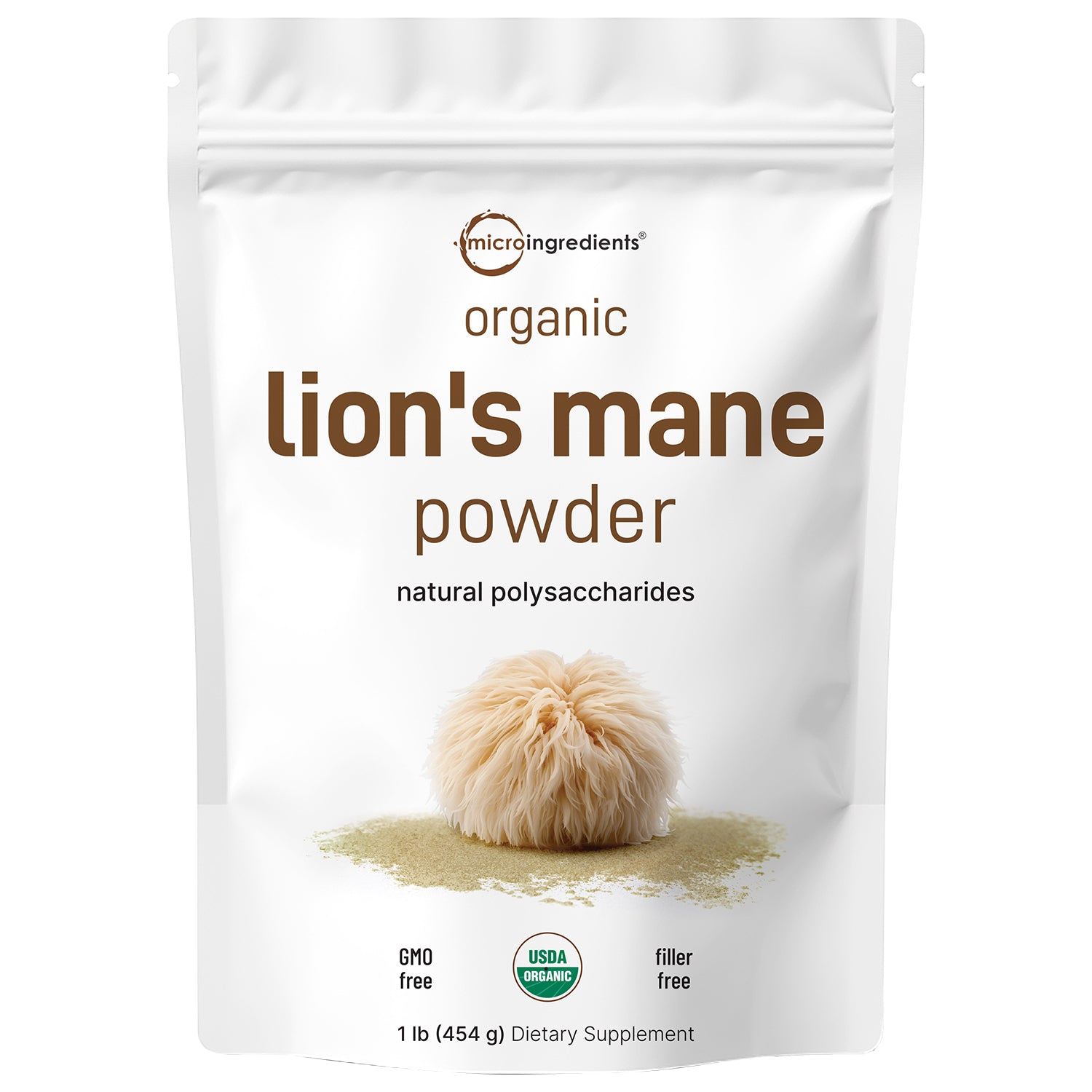 Best Organic Lion's Mane Powder Supplement – Micro Ingredients