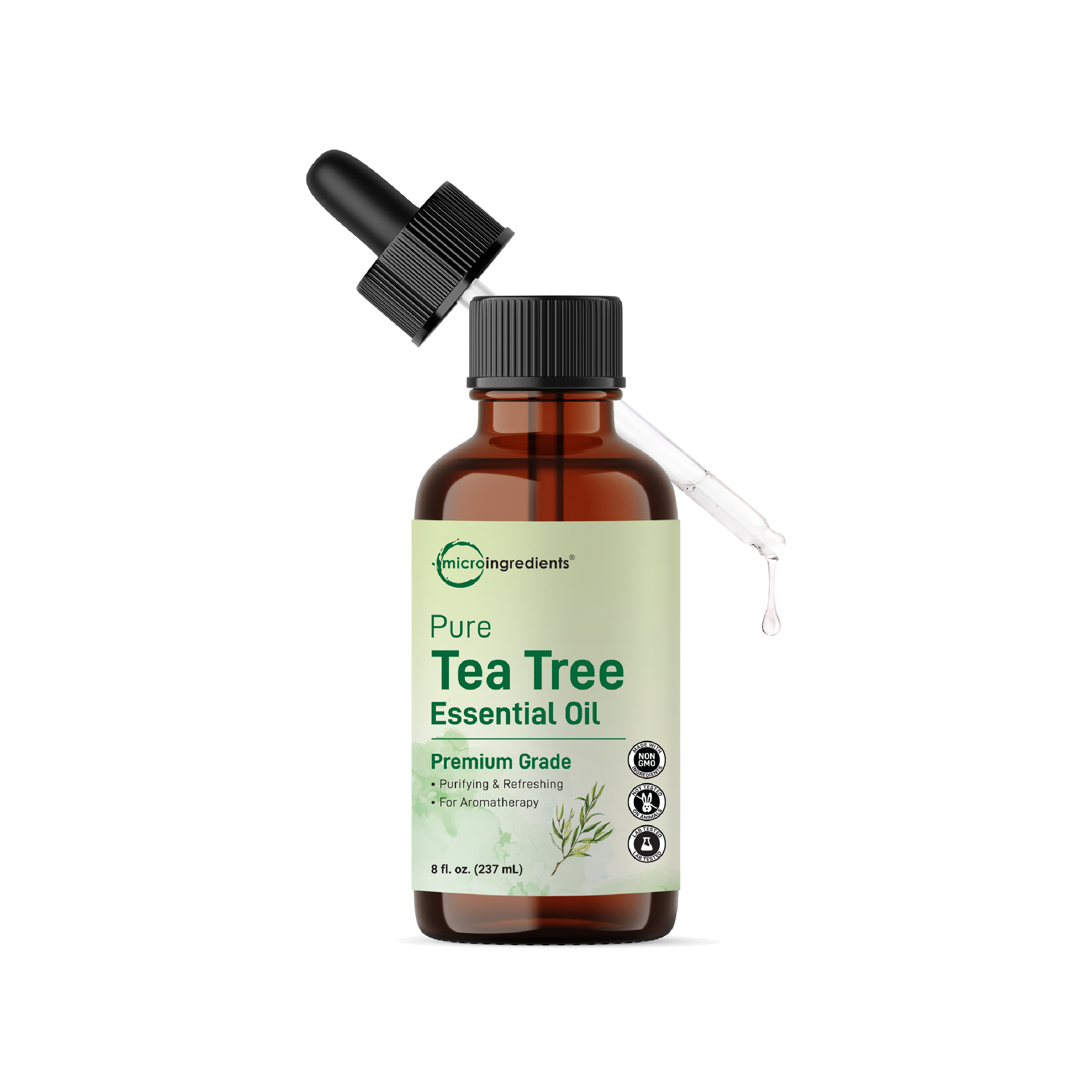 Micro Ingredients Pure Tea Tree Essential Oil 8 floz (237mL)