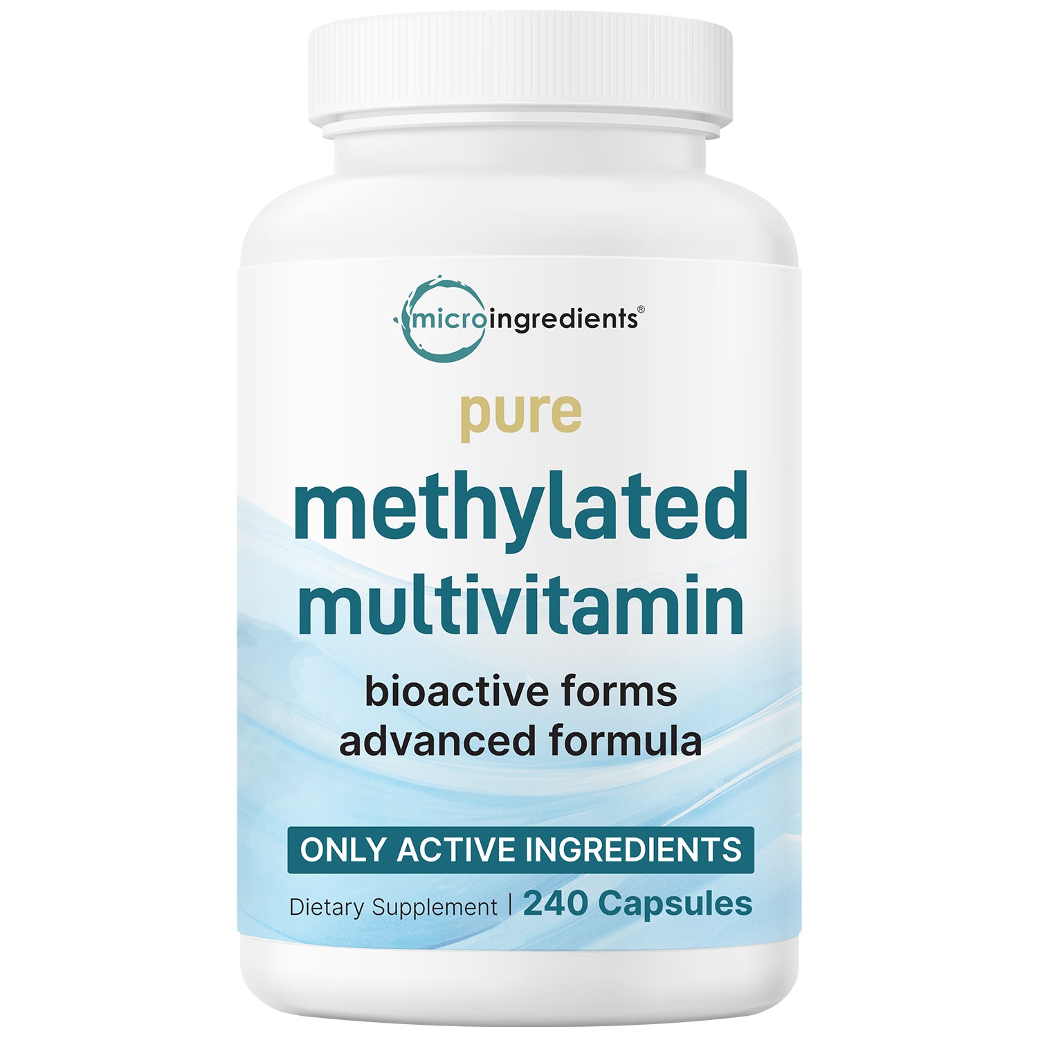 Micro Ingredients Methylated Multivitamin | 240 Pure Capsules with Vit