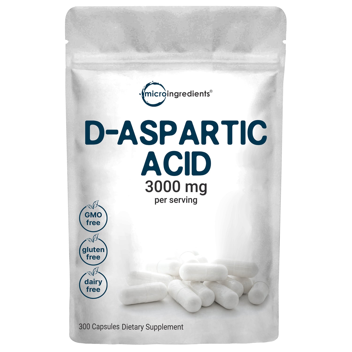 Best D-Aspartic Acid Supplement: Nutrient-Rich DAA Capsules – Micro ...