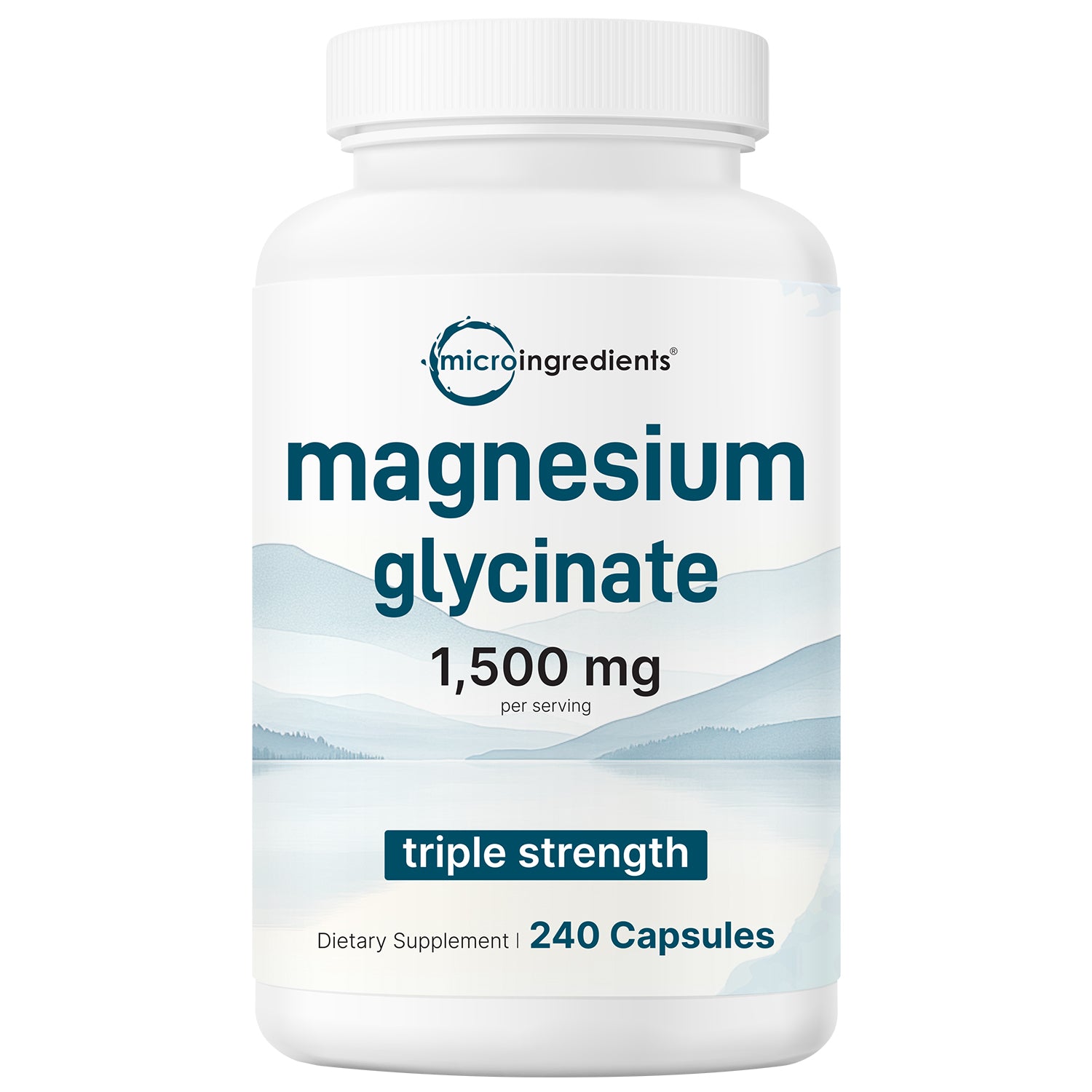 Micro Ingredients Triple Strength Magnesium Glycinate 1,500mg Per Serv