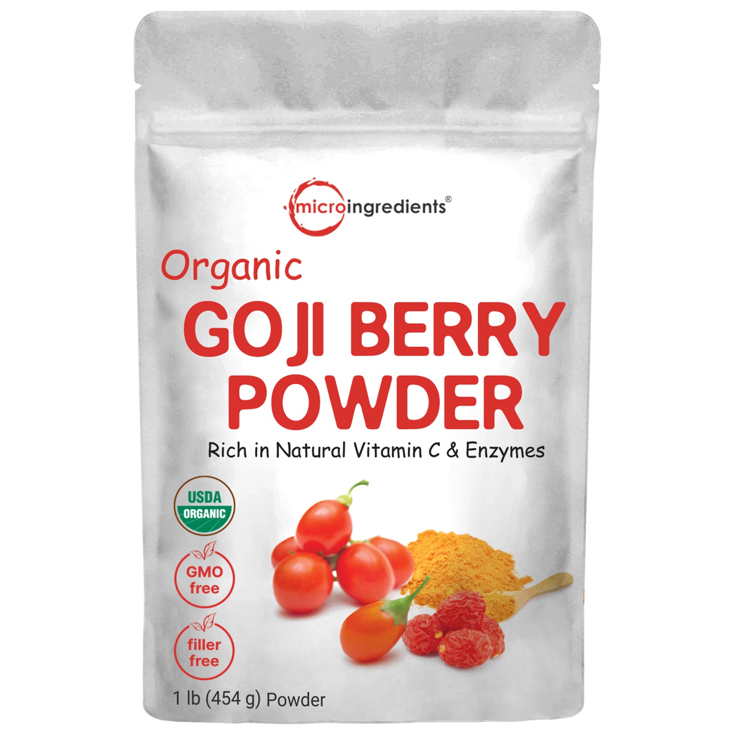 Premium Organic Goji Berry Powder - Fresh & Nutrient-Rich – Micro ...