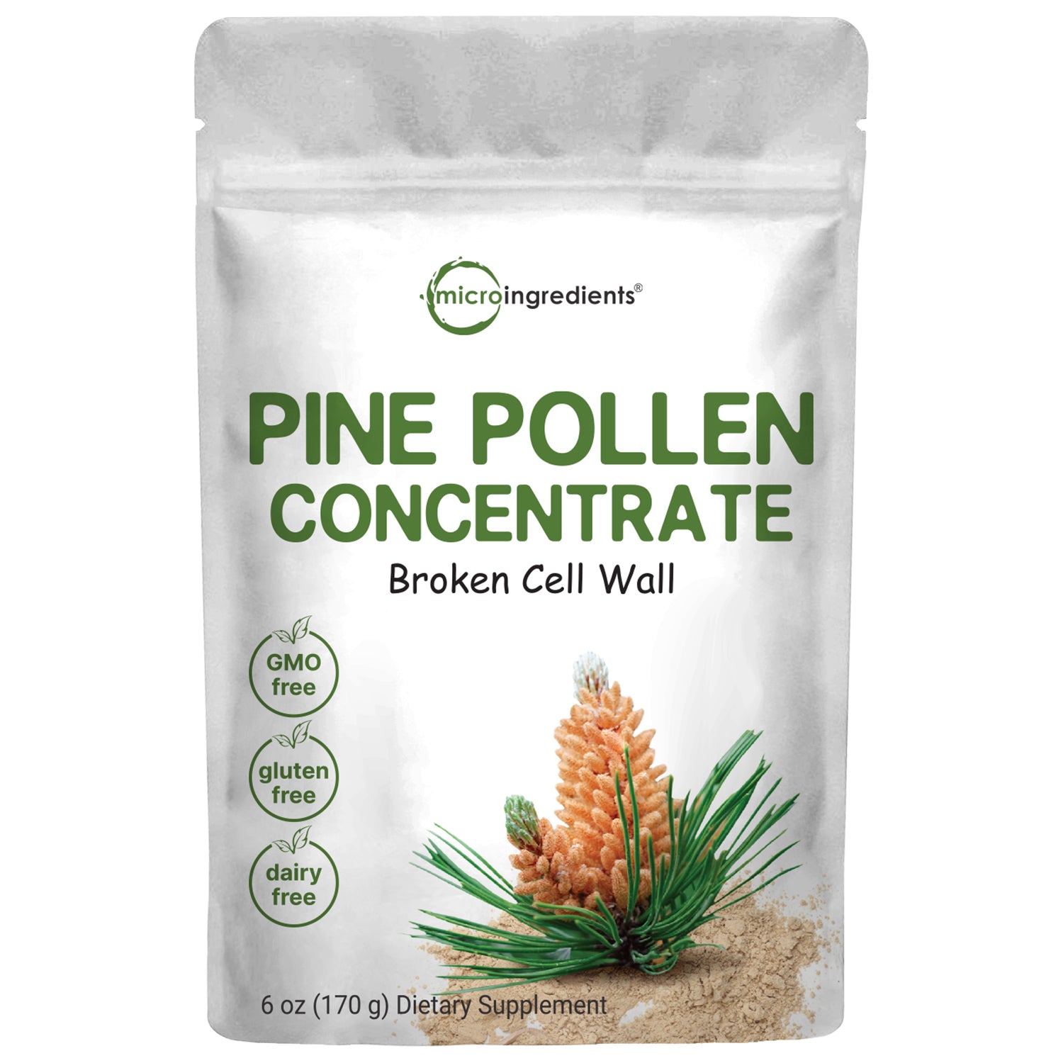 Pine Pollen Powder - Premium Quality & Pure Extract – Micro Ingredients