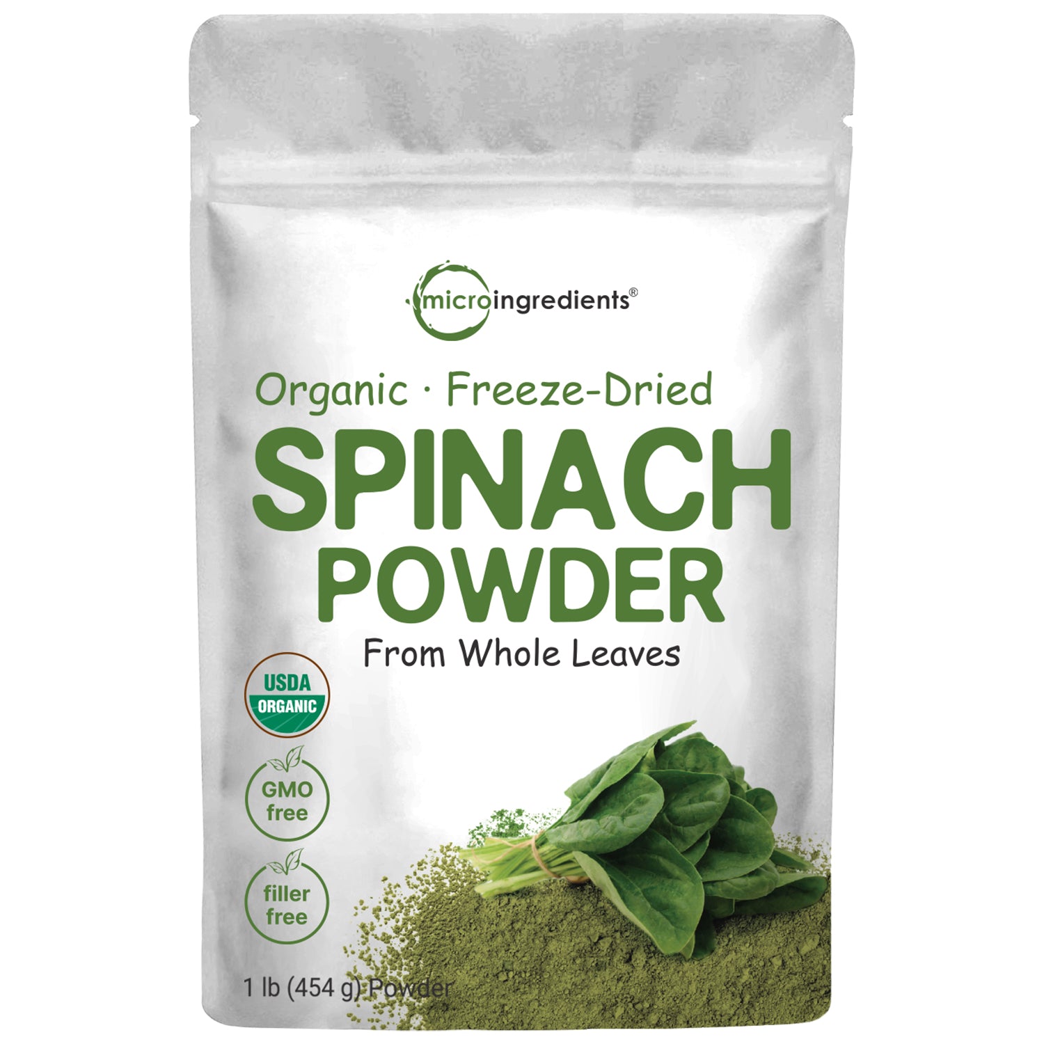 Organic Spinach Powder - Pure & Nutrient-Rich – Micro Ingredients